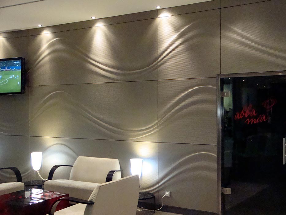 Paredes con relieve - Carpintería Pla