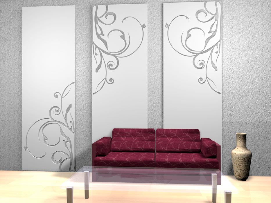 Paredes con relieve - Carpintería Pla